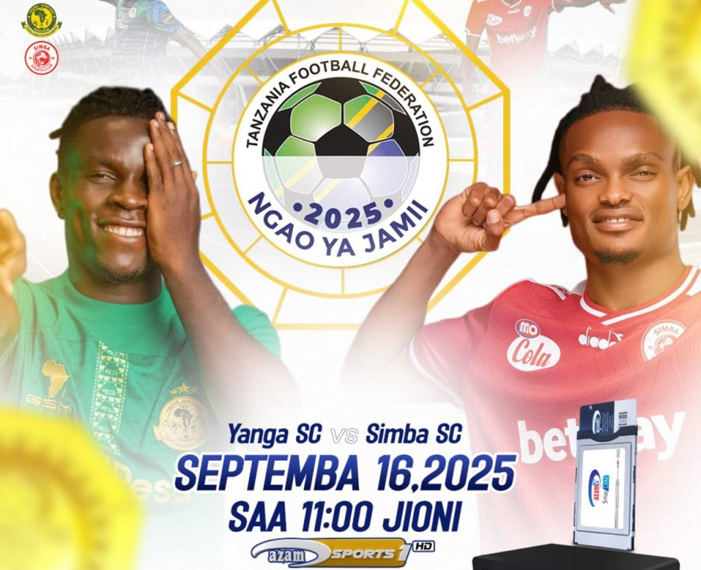 Yanga Vs Simba Leo 16/09/2025 Fainali Ya Ngao Ya Jamii 2025 Saa Ngapi ...